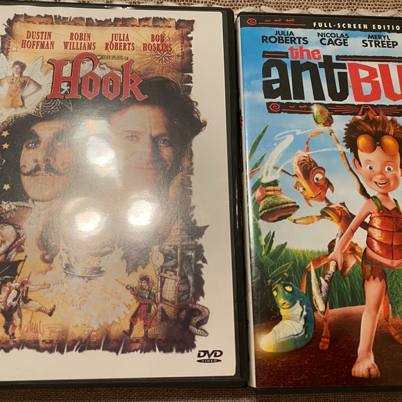 Media | Lot Of 5 Dvds Hook Ant Bully Piggy Tales Escape Planet Earth ...